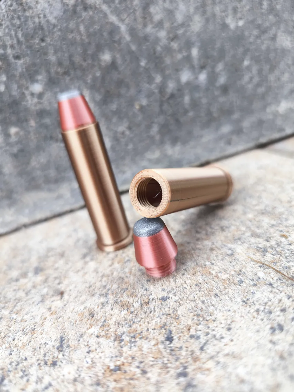 .357 Magnum bullet keychain & small stash by joskabuben - MakerWorld