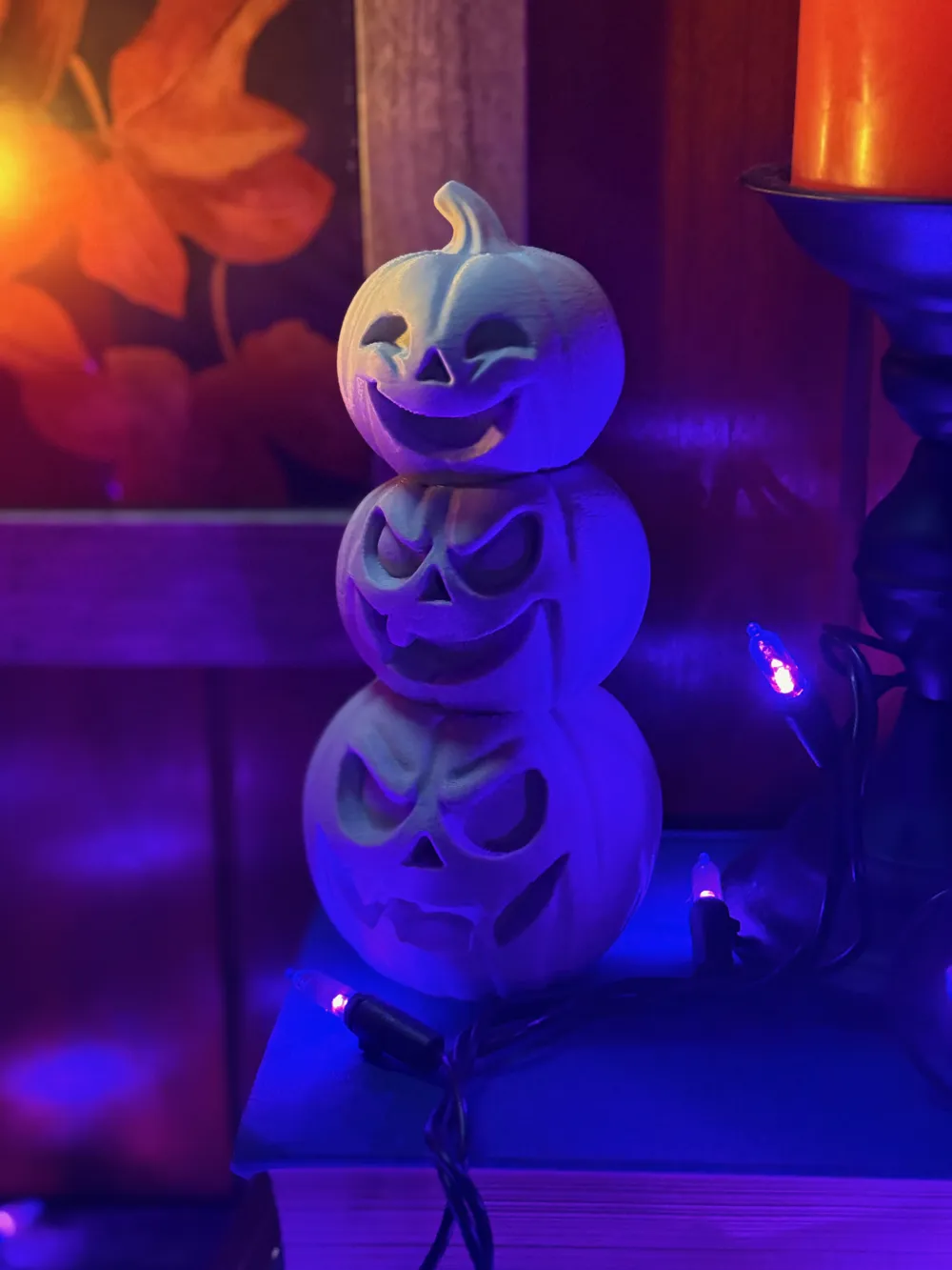 Pumpkin Totem Pole by moosilauke MakerWorld: Download Free 3D Models