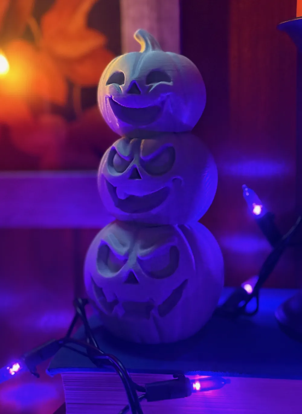 Pumpkin Totem Pole by moosilauke MakerWorld: Download Free 3D Models