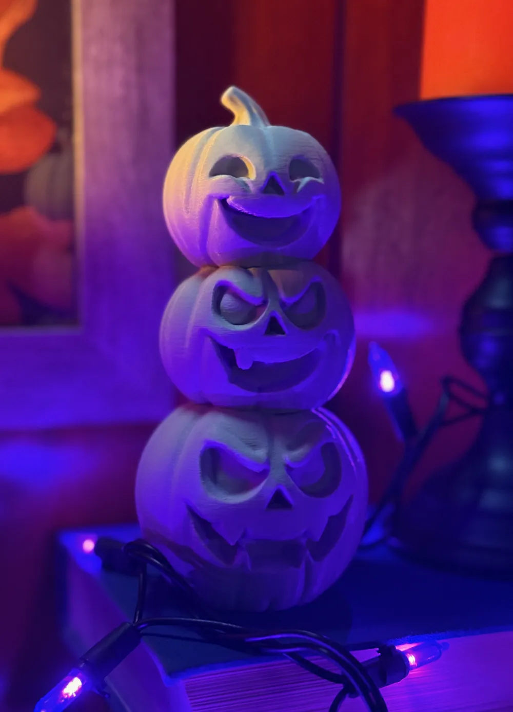Pumpkin Totem Pole by moosilauke MakerWorld: Download Free 3D Models