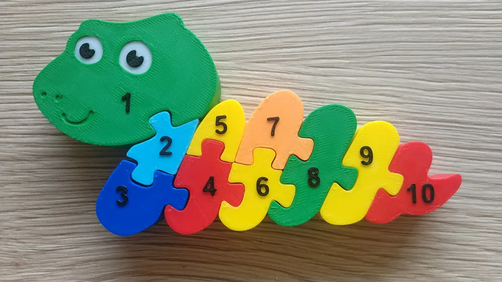 Snake - inserting puzzle for kids by kozakt - MakerWorld