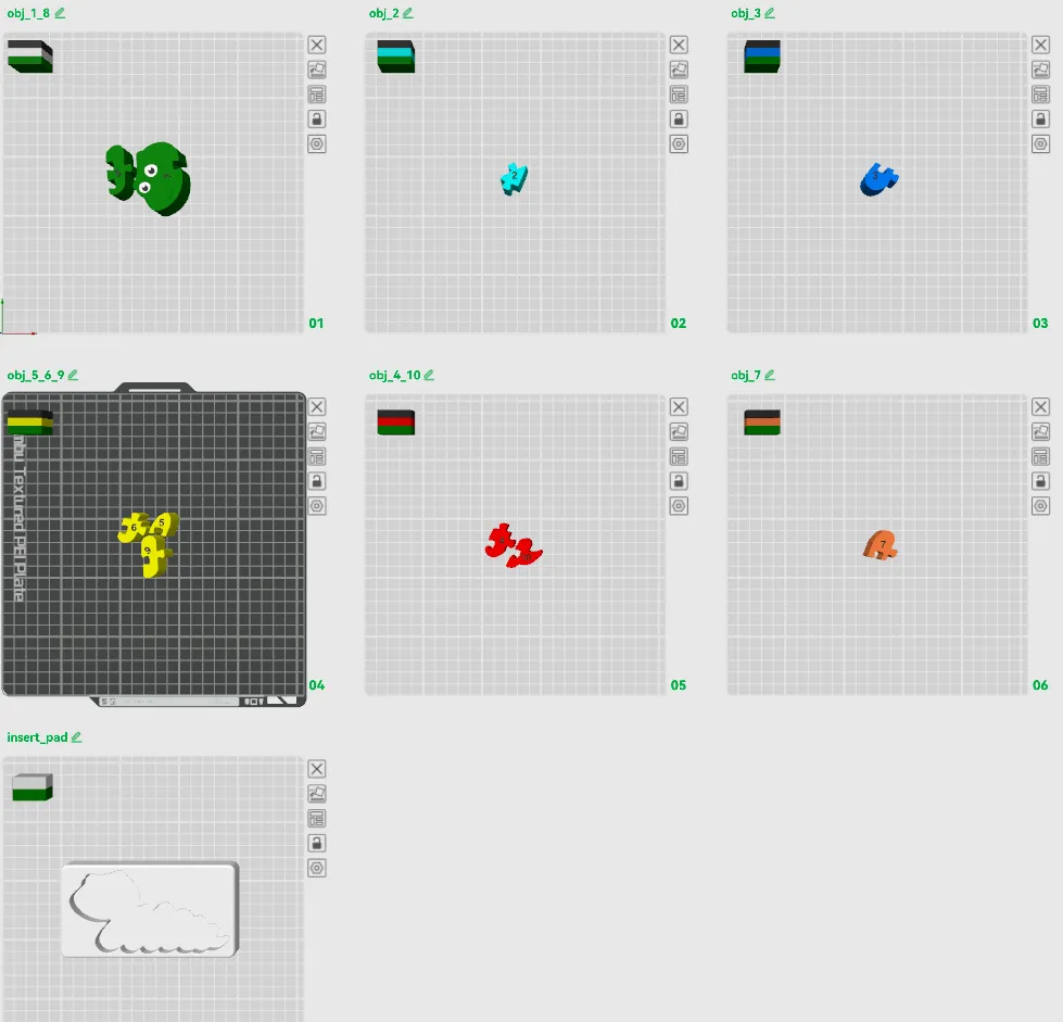 Snake - inserting puzzle for kids by kozakt - MakerWorld