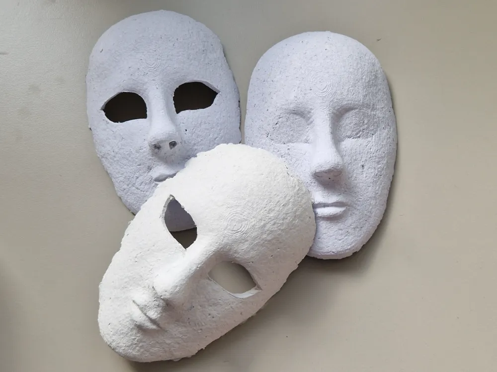 Maskara paper press mould by jan.vojtech.vanicek - MakerWorld