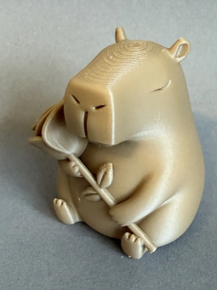 Loving Capybara with Rose - Valentine's Statue - Free 3D Print Model ...