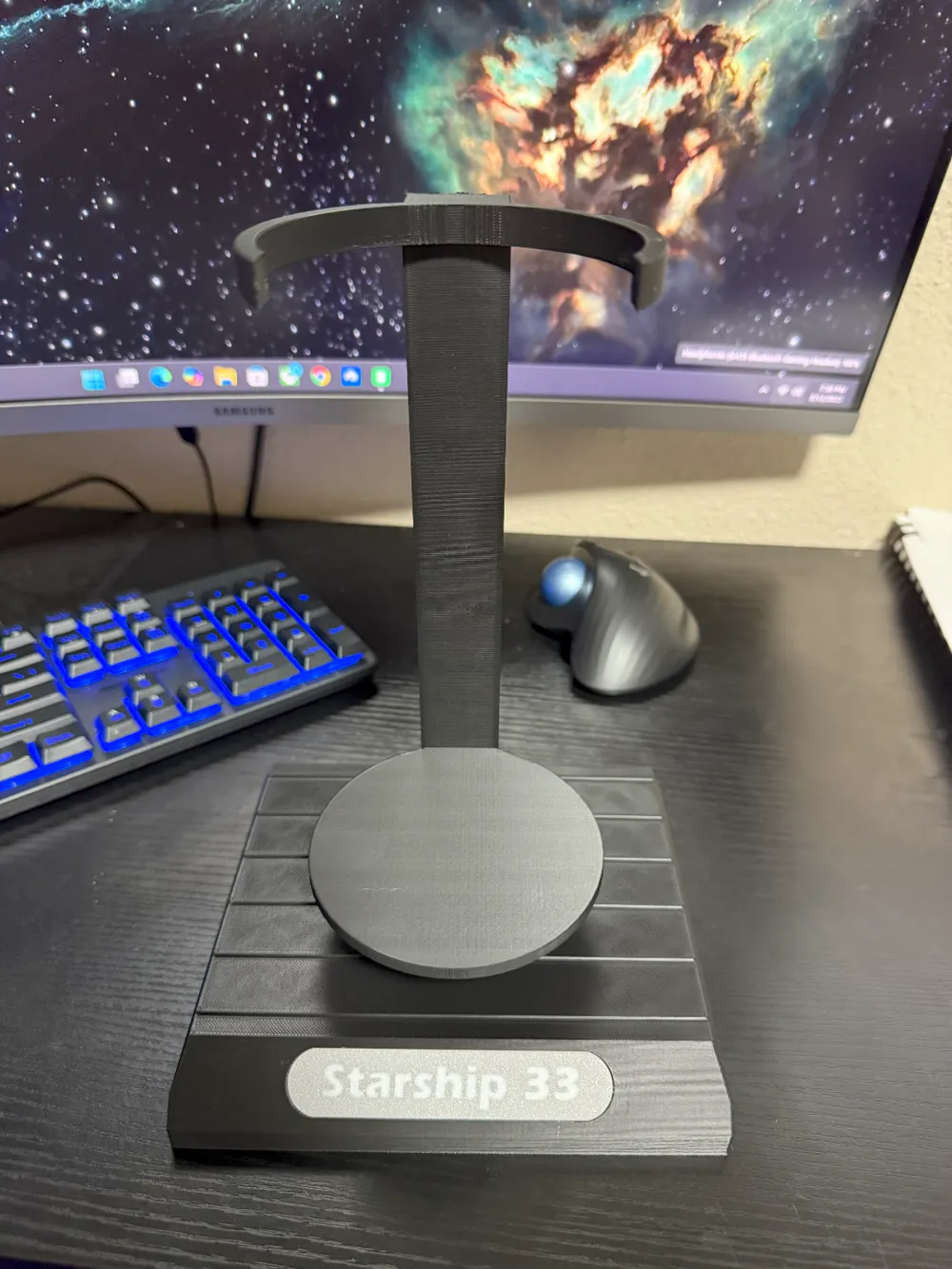 Display Stand - Starship 33 - SpaceX by Deltree3D - MakerWorld