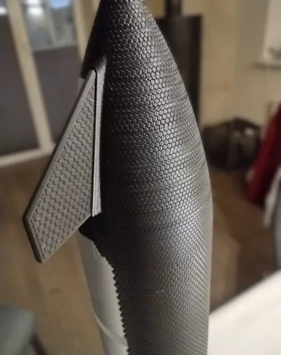 Starship 33 Block 2 (1:100) with Tiles by Larsvommars MakerWorld: Download Free 3D Models