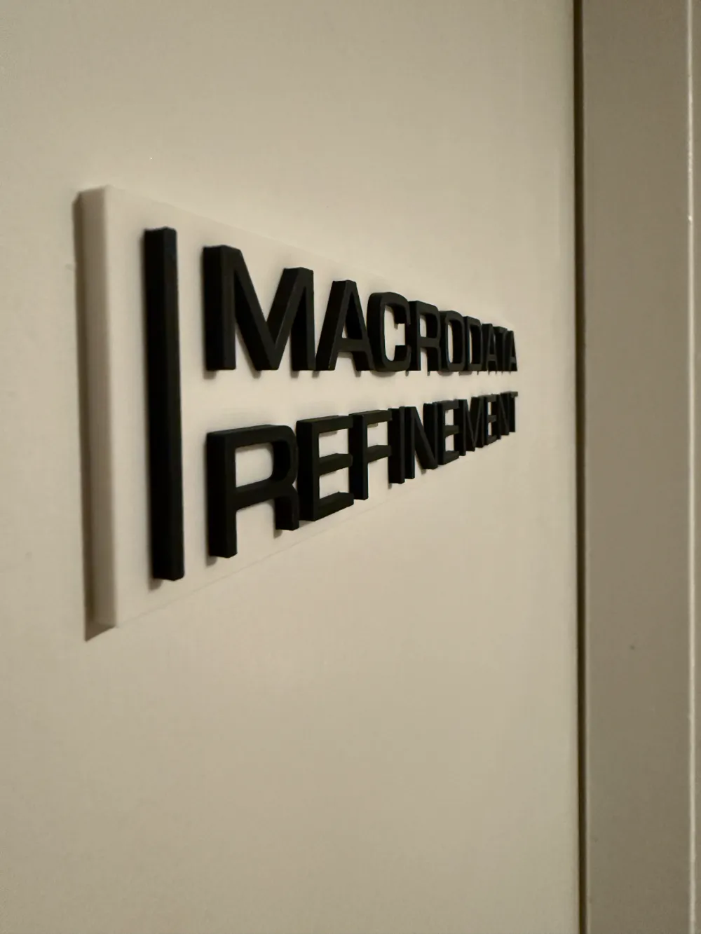 Macrodata Refinement Sign by Layer Slayer MakerWorld: Download Free 3D ...