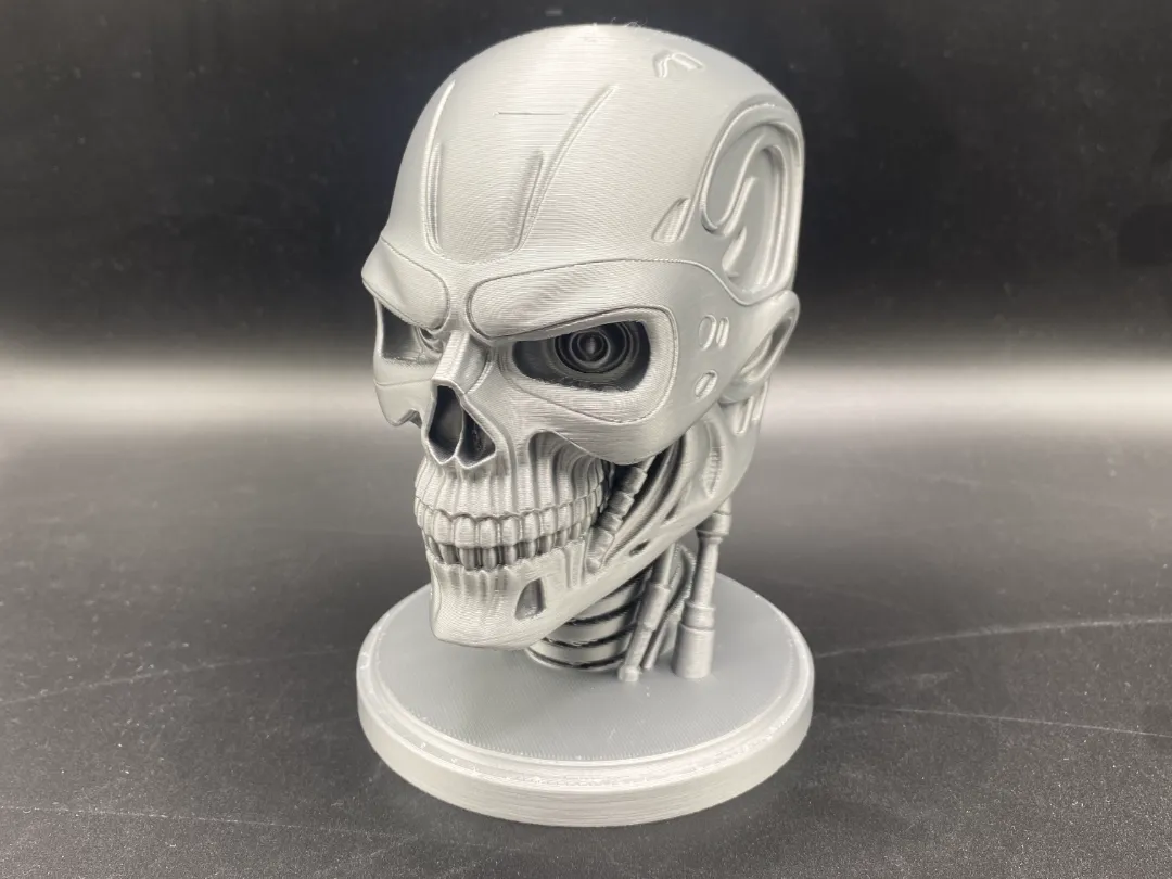 Terminator Mechanical Endo Skull Sci‑Fi Bust T800 - Free 3D Print Model ...