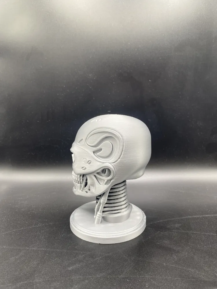 Mechanischer Endo-Schädel Sci-Fi-Display-Büste – Kostenloses 3D ...