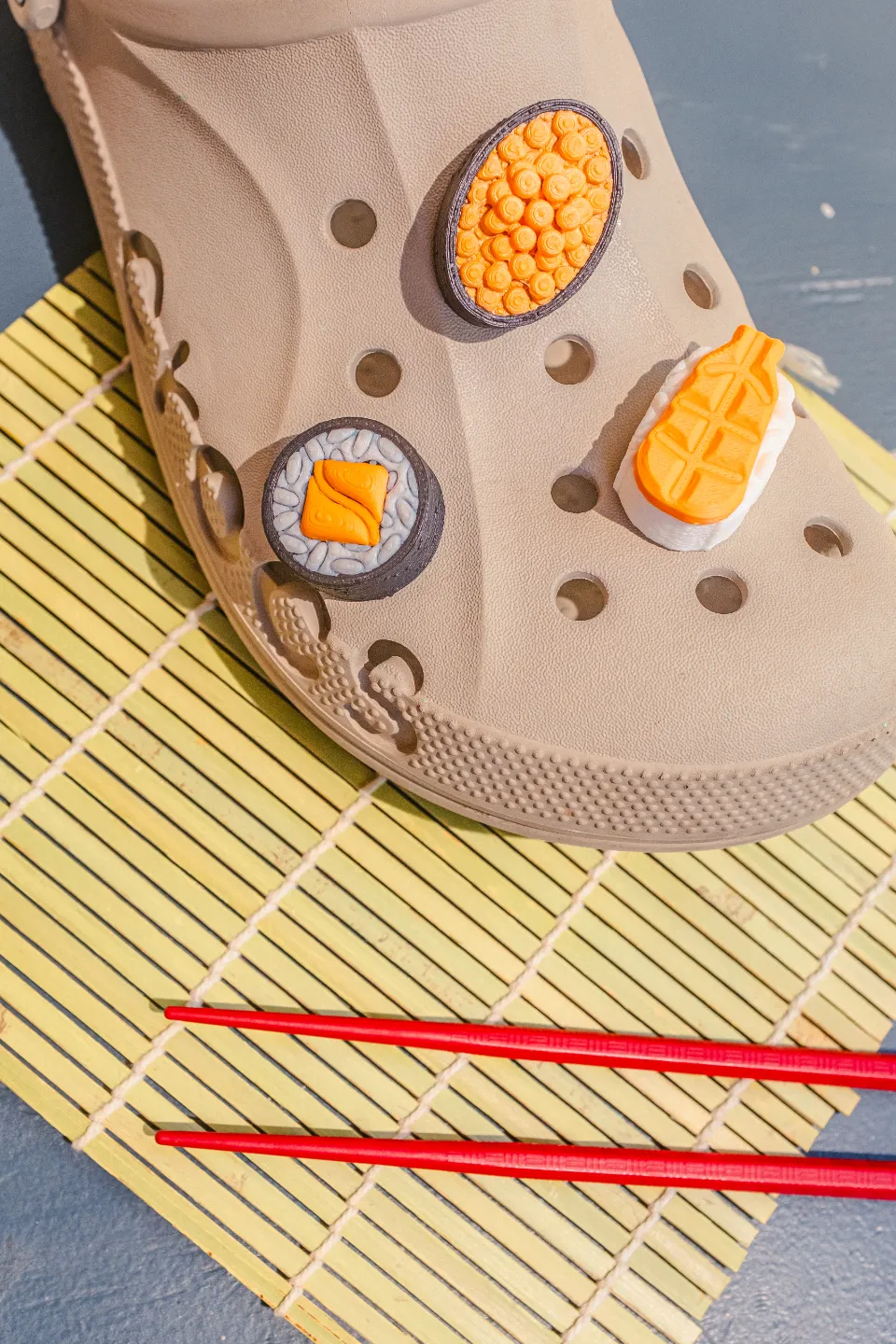 Shoeshi sushi shoe charms by traskb MakerWorld: Download Free 3D Models