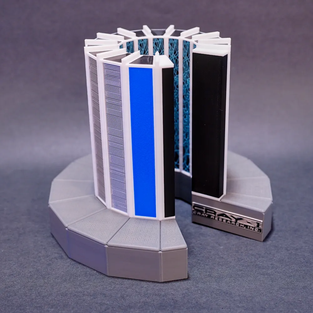 CRAY-1 Supercomputer from 1970s by CrazyJ - MakerWorld