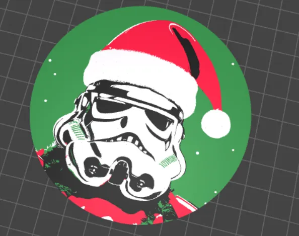 Stormtrooper Merry Christmas by Fexa - MakerWorld