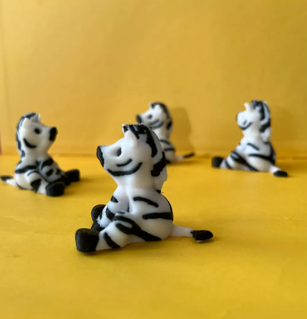 Miniature cute zebra by Bash Studio 3D - MakerWorld