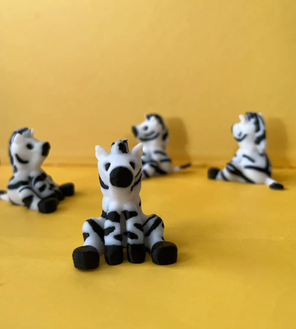 Miniature cute zebra by Bash Studio 3D - MakerWorld