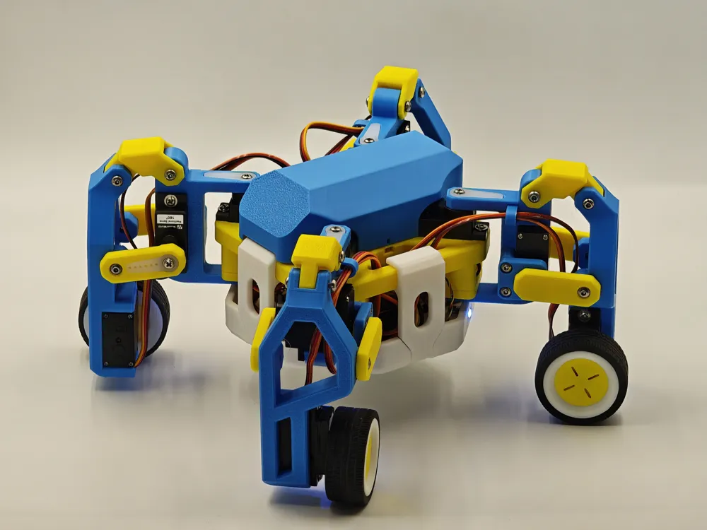 CyberBrick wheeled-legged RC robot - Free 3D Print Model - MakerWorld