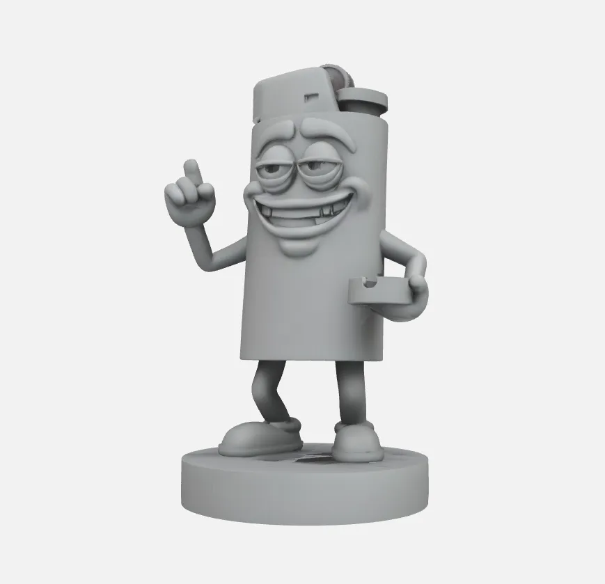 Burnout Lighter Feuerzeug – Kostenloses 3D-Druckmodell – MakerWorld