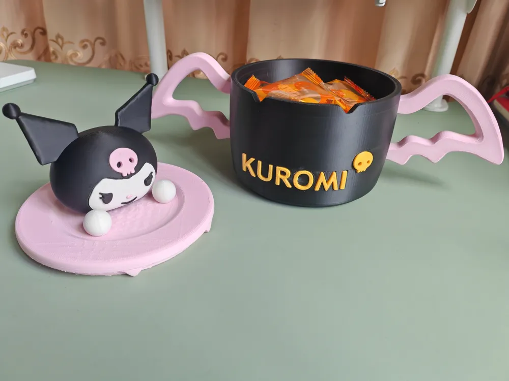 Kuromi Candy Storage Box (no AMS needed) by ๖M๖ MakerWorld: Download ...