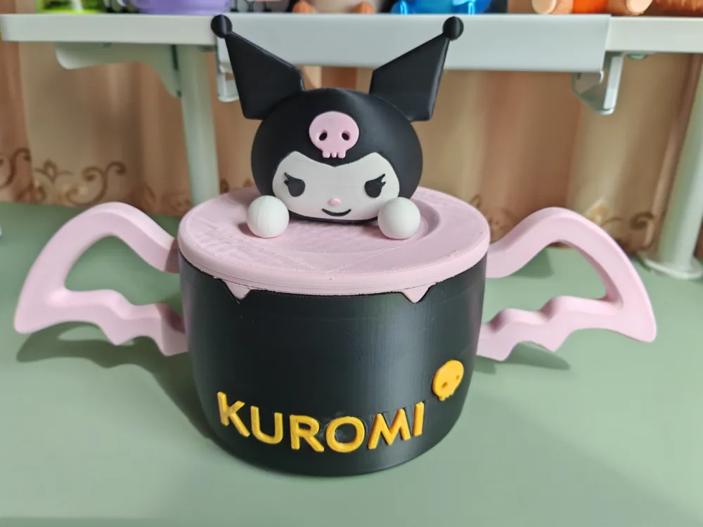 Kuromi Candy Storage Box (no AMS needed) by ๖M๖ MakerWorld: Download ...