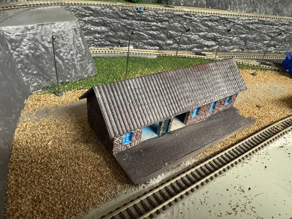 Cargo loading house for model railroad , N-Scale - Free 3D Print Model ...