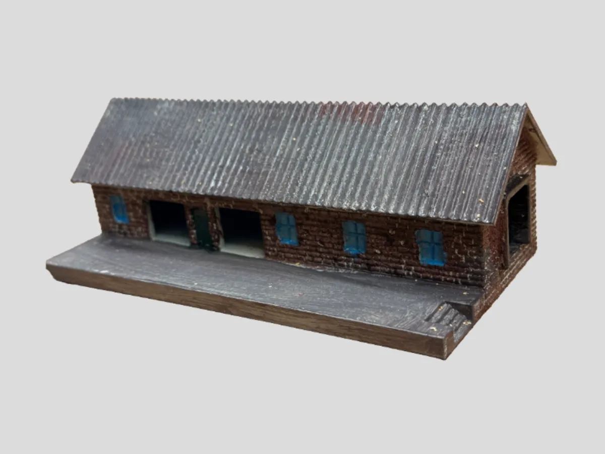 Cargo loading house for model railroad , N-Scale - Free 3D Print Model ...