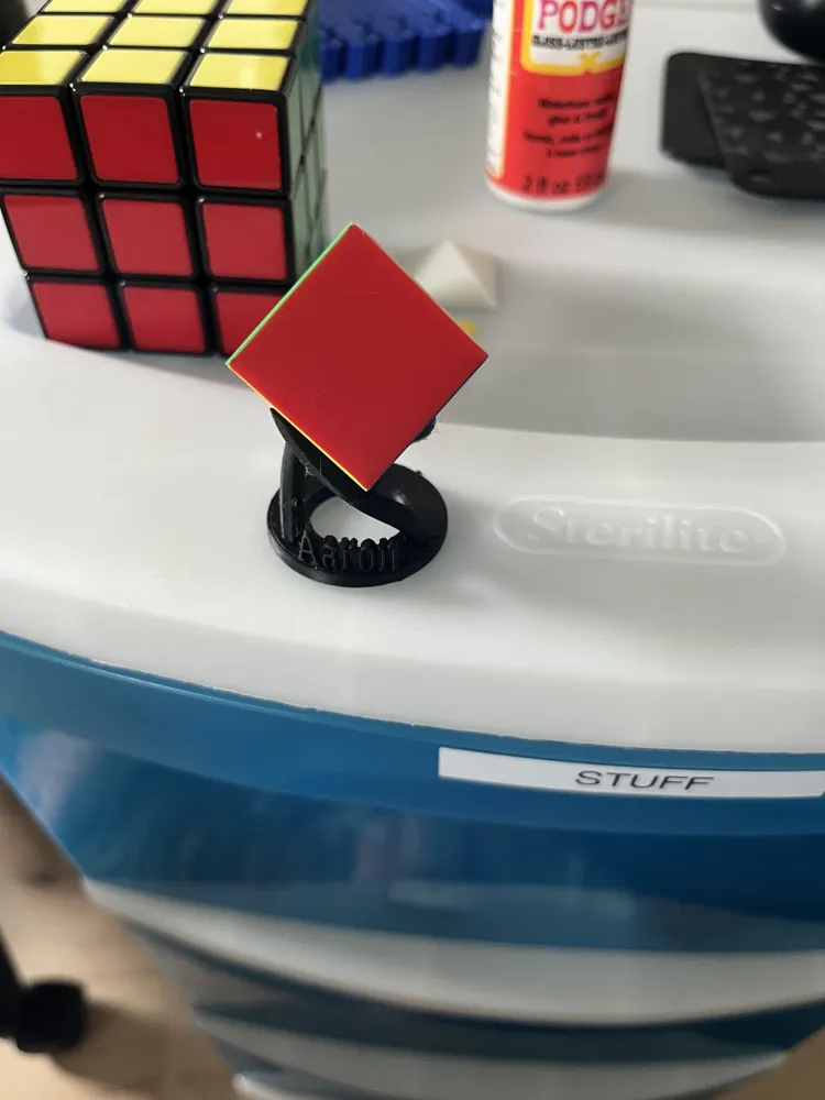 1 by 1 Rubik's Cube Stickerless design by Santo_Designs7 MakerWorld ...