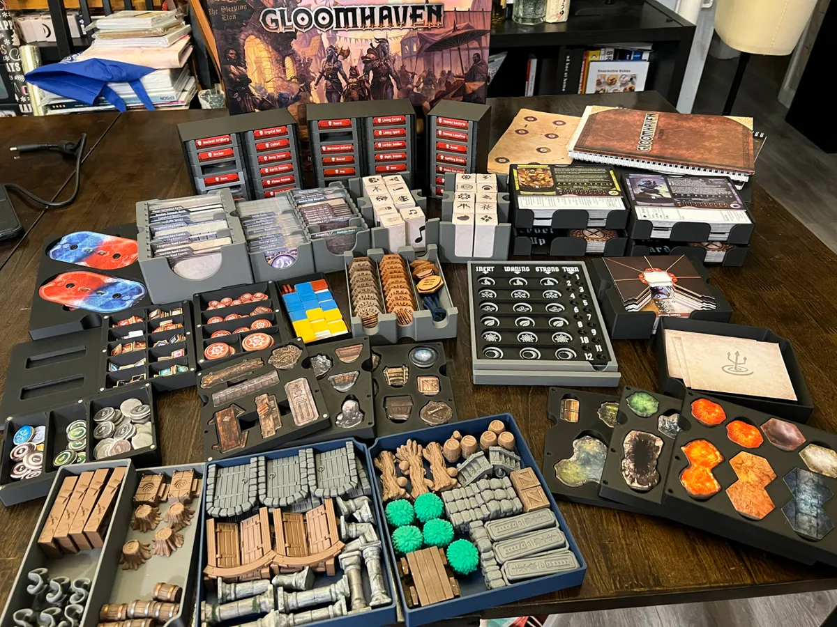 Insert para Gloomhaven 2ª Edição - Modelo gratuito para impressão 3D ...