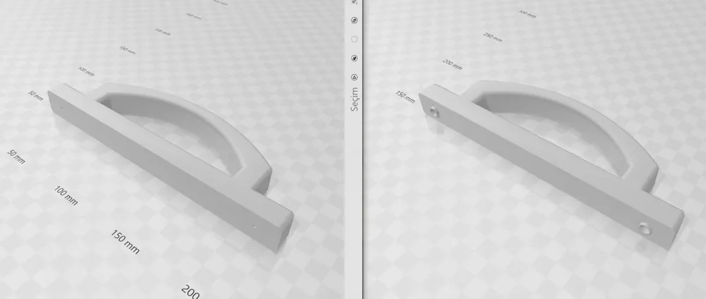 shower cabin handle by ismail.ozkaya MakerWorld: Download Free 3D Models