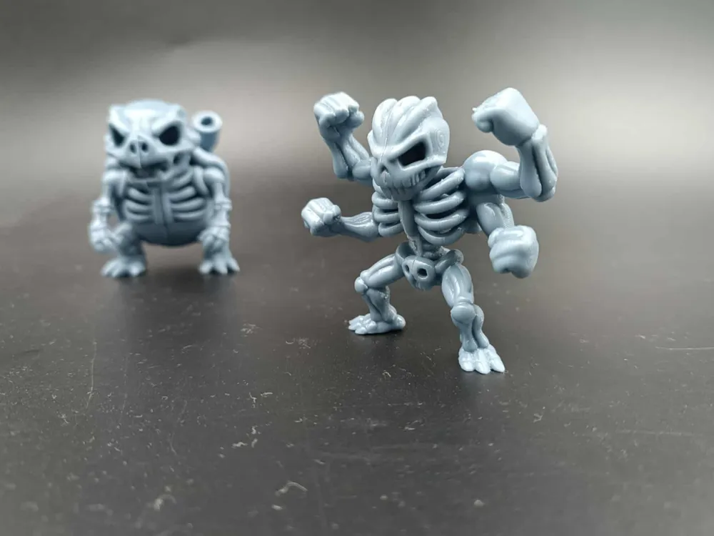Machamp Skeleton Pokemon Kawaii - Anime - Toy - Free 3D Print Model ...