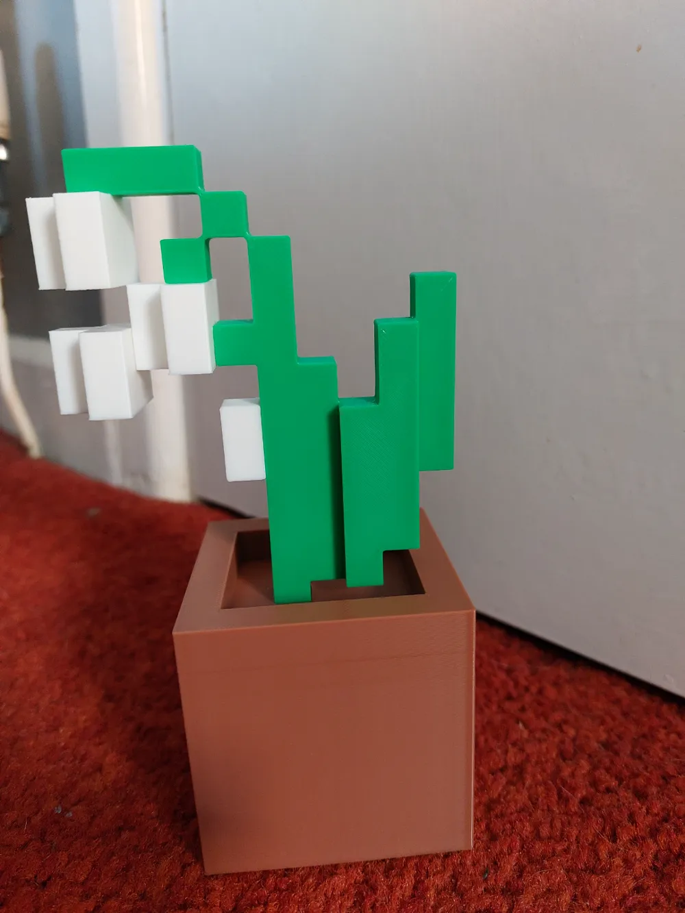Minecraft Lily of the Valley Flower Pot by ciaraannoo - MakerWorld