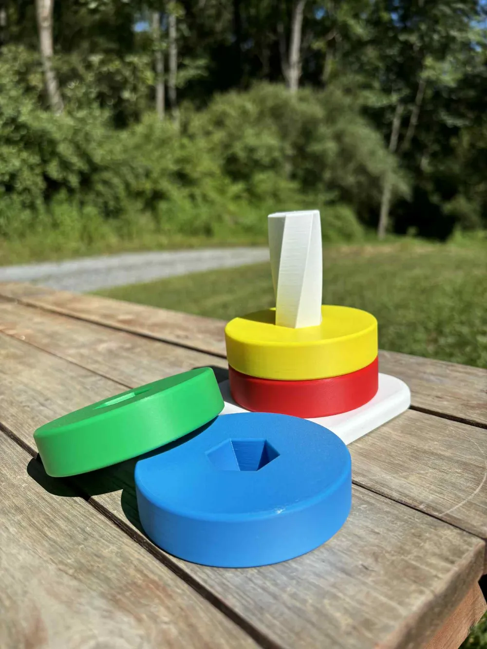 Spin and Twist Stacker toy - Free 3D Print Model - MakerWorld