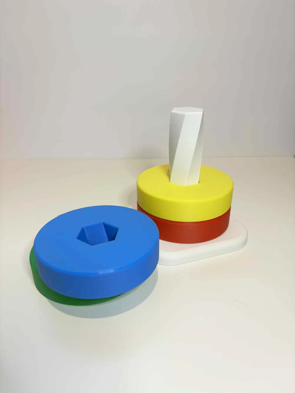 Spin and Twist Stacker toy - Free 3D Print Model - MakerWorld