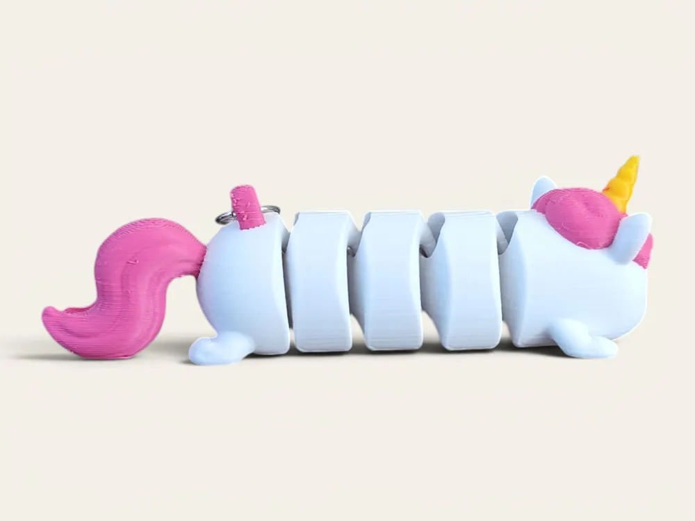 Unicornio Flexi Salchicha - Modelo de impresión 3D gratuito - MakerWorld