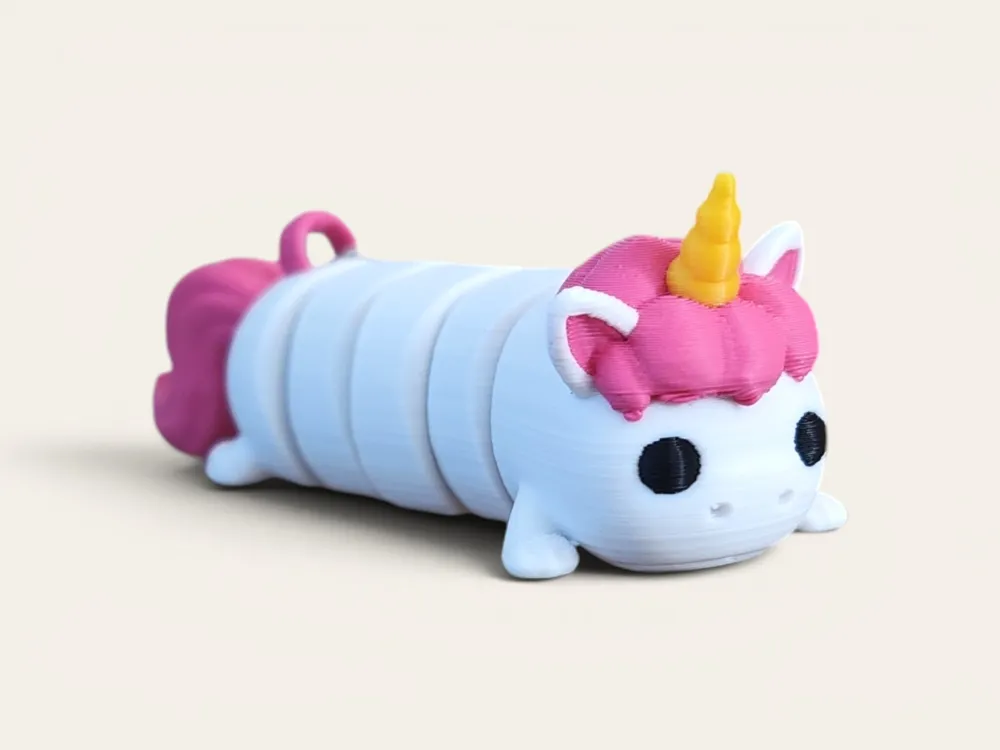 Unicornio Flexi Salchicha - Modelo de impresión 3D gratuito - MakerWorld