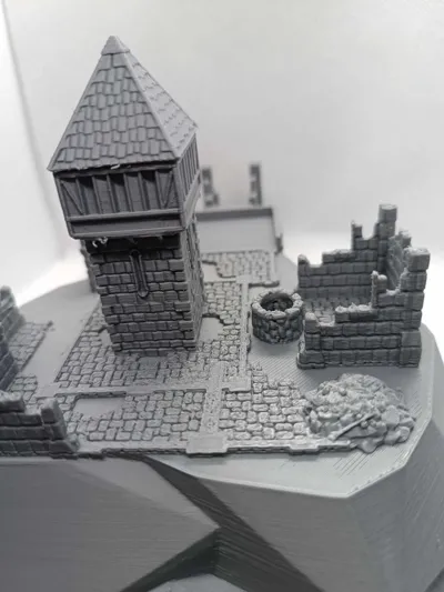 DnD Abandoned castle by drakeforge3d MakerWorld: Download Free 3D Models
