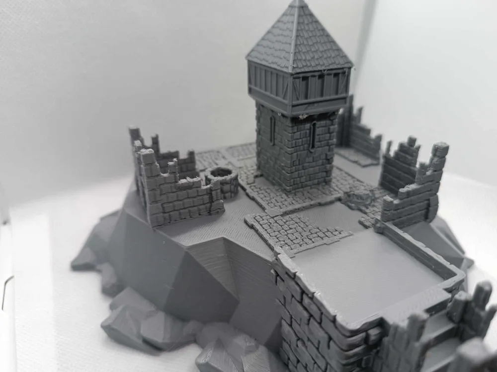 DnD Abandoned castle - Free 3D Print Model - MakerWorld