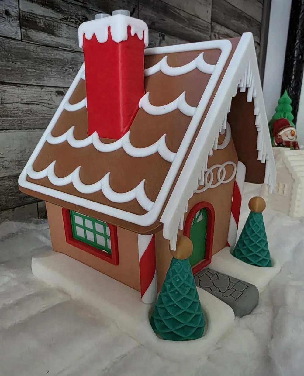 Gingerbread House - Free 3D Print Model - MakerWorld
