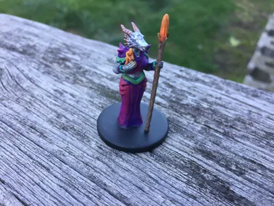 Dragonborn Enchantress DnD Miniature Remixed by Darkwing MakerWorld ...