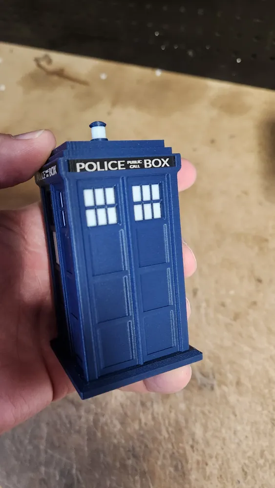 Tardis (MMU no supports) by Tech_Outreach MakerWorld: Download Free 3D ...