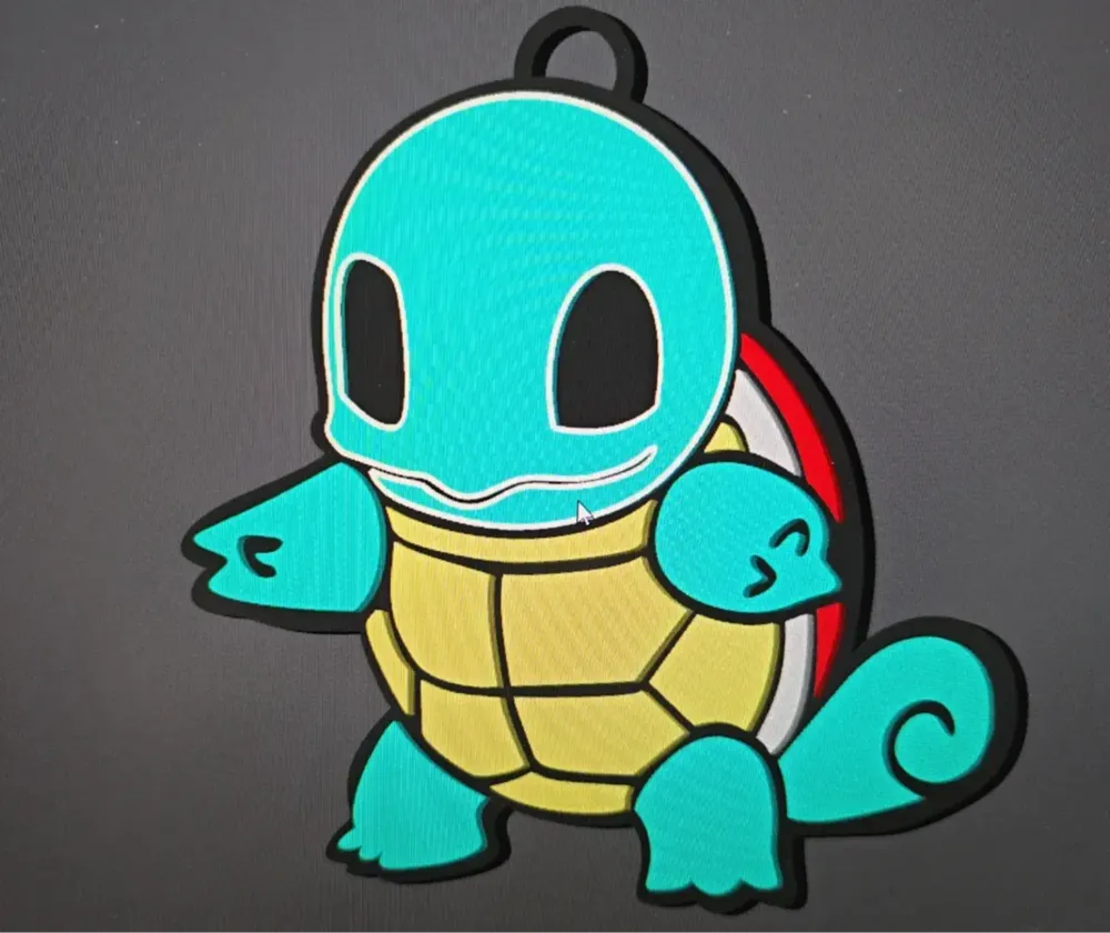 Pokemon Keychains Squirtle Keychain / Pokemon Keychain by Rainb ...