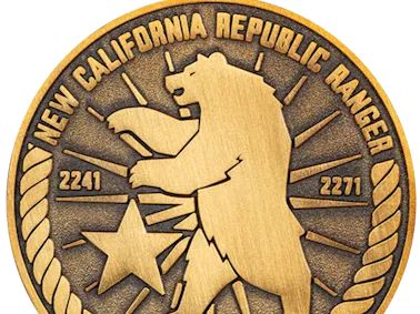 Fallout - NCR Bear- New Vegas Coaster Coin by GlazGarage - MakerWorld