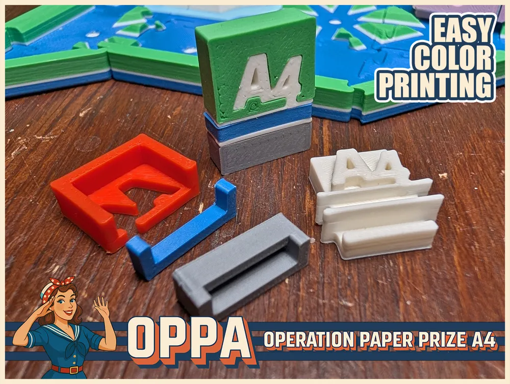 OPPA: Operation Paper Prize A4 - Free 3D Print Model - MakerWorld
