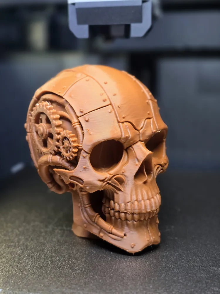 Steampunk Skull - Free 3D Print Model - MakerWorld