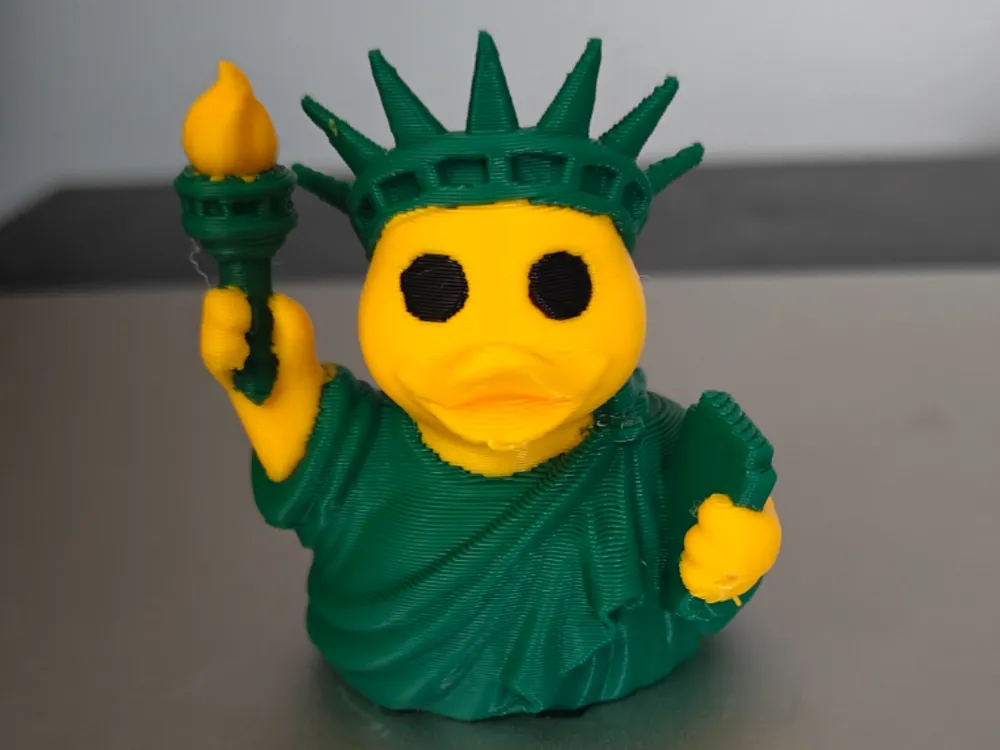Lady Liberty Duck by Uncle Joeys Creations MakerWorld: Download Free 3D ...