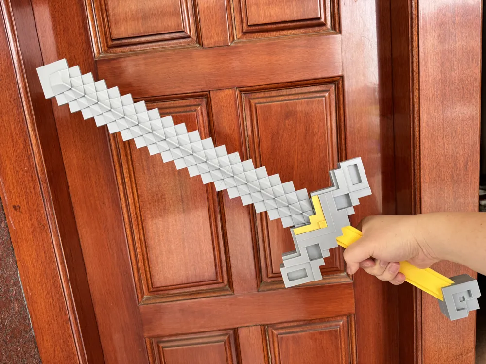 Minecraft Movie Diamond Sword by Kass 3D MakerWorld: Download Free 3D ...