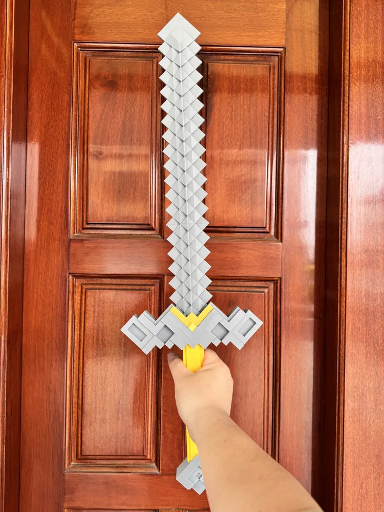 Minecraft Movie Diamond Sword by Kass 3D MakerWorld: Download Free 3D ...