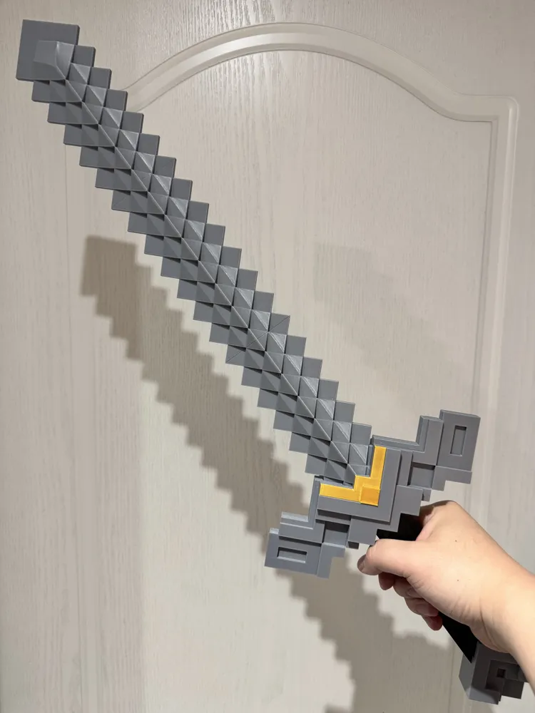 Minecraft Movie Diamond Sword by Kass 3D MakerWorld: Download Free 3D ...
