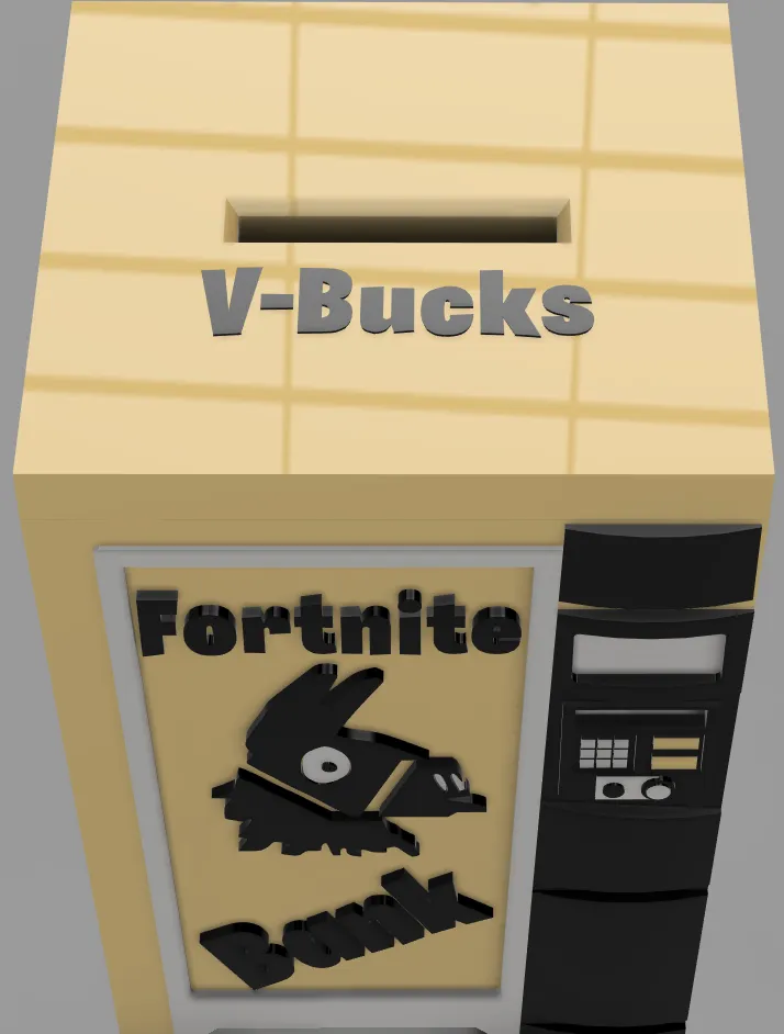 Fortnite Vending Machine Piggy/Money Bank by KICKIN3D MakerWorld ...