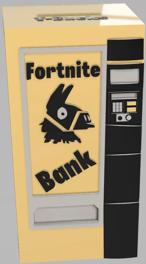Fortnite Vending Machine Piggy/Money Bank by KICKIN3D MakerWorld ...