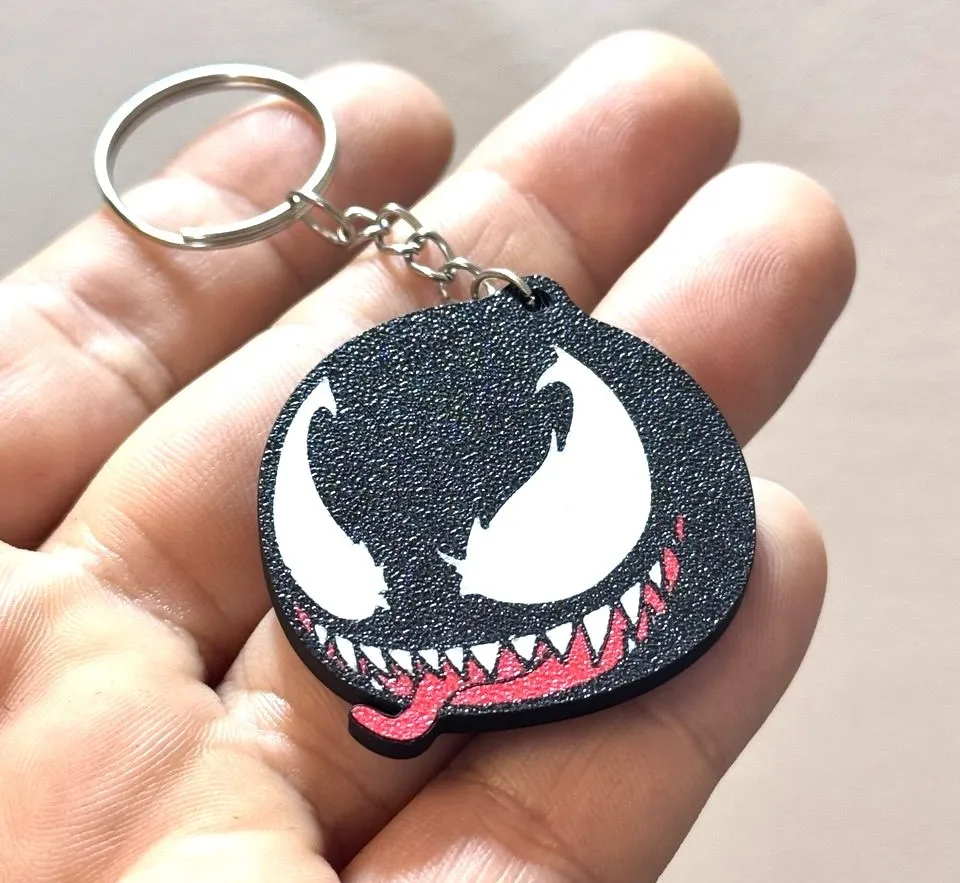 Venom Chibi Keychain by Mc2.project3D MakerWorld: Download Free 3D Models