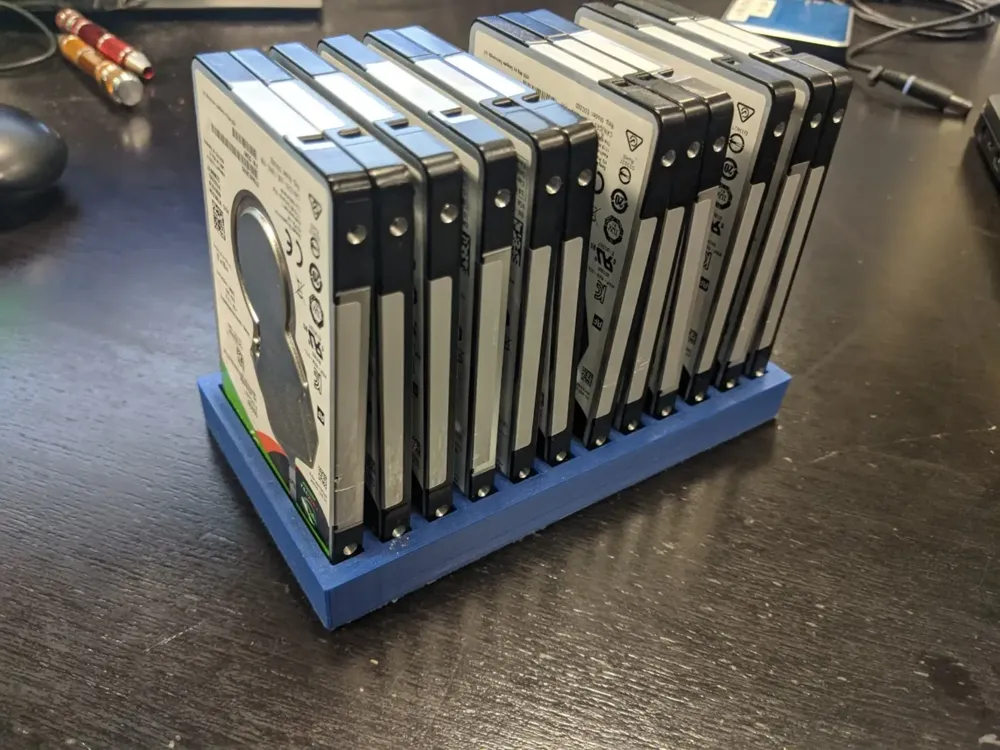 2.5 Hard Drive Rack by ClickOnPC - MakerWorld